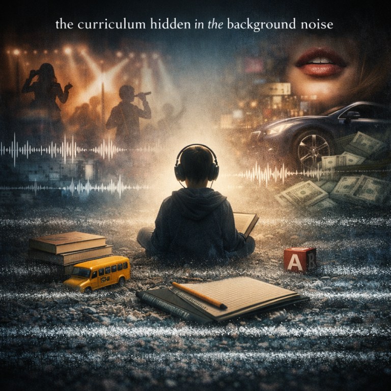 the curriculum hidden in the background noise